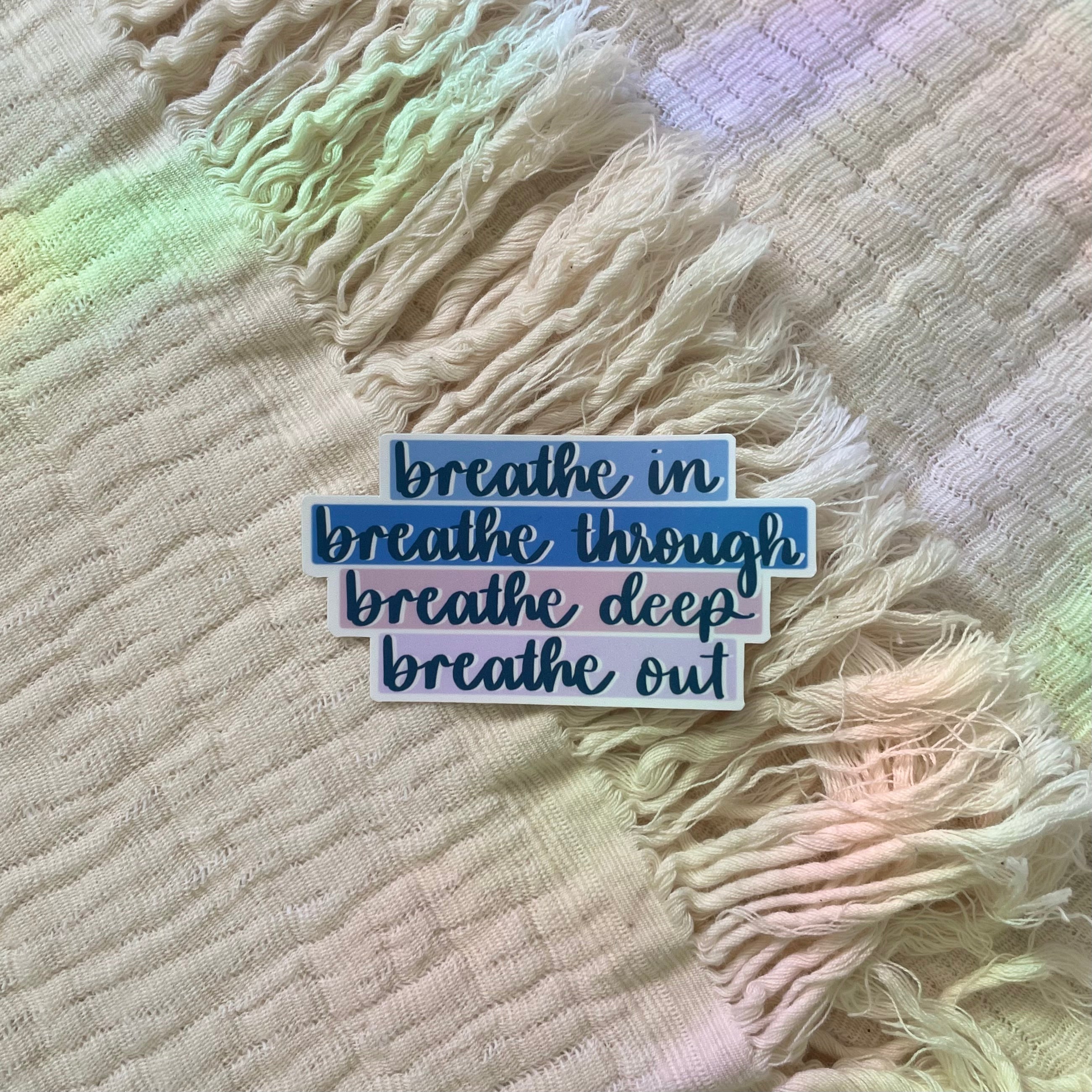 Breathe Sticker – Created to Heal